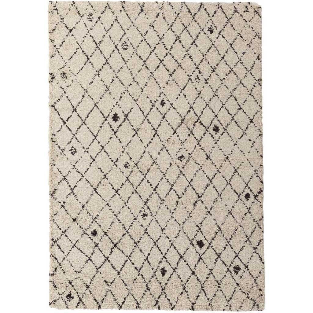 Wilder Cream/Dark Brown Area Rug - Froy.com
