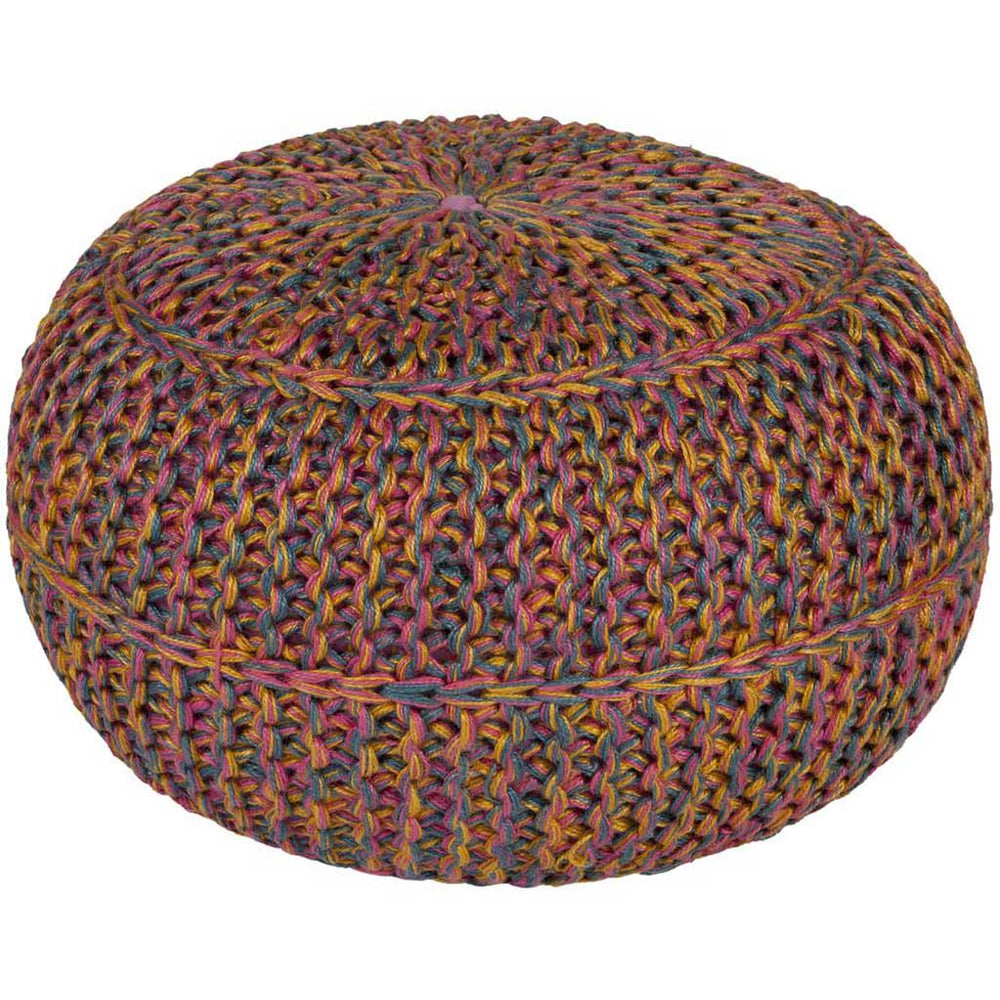 Wisteria Multi-Color Sphere Pouf - Froy.com