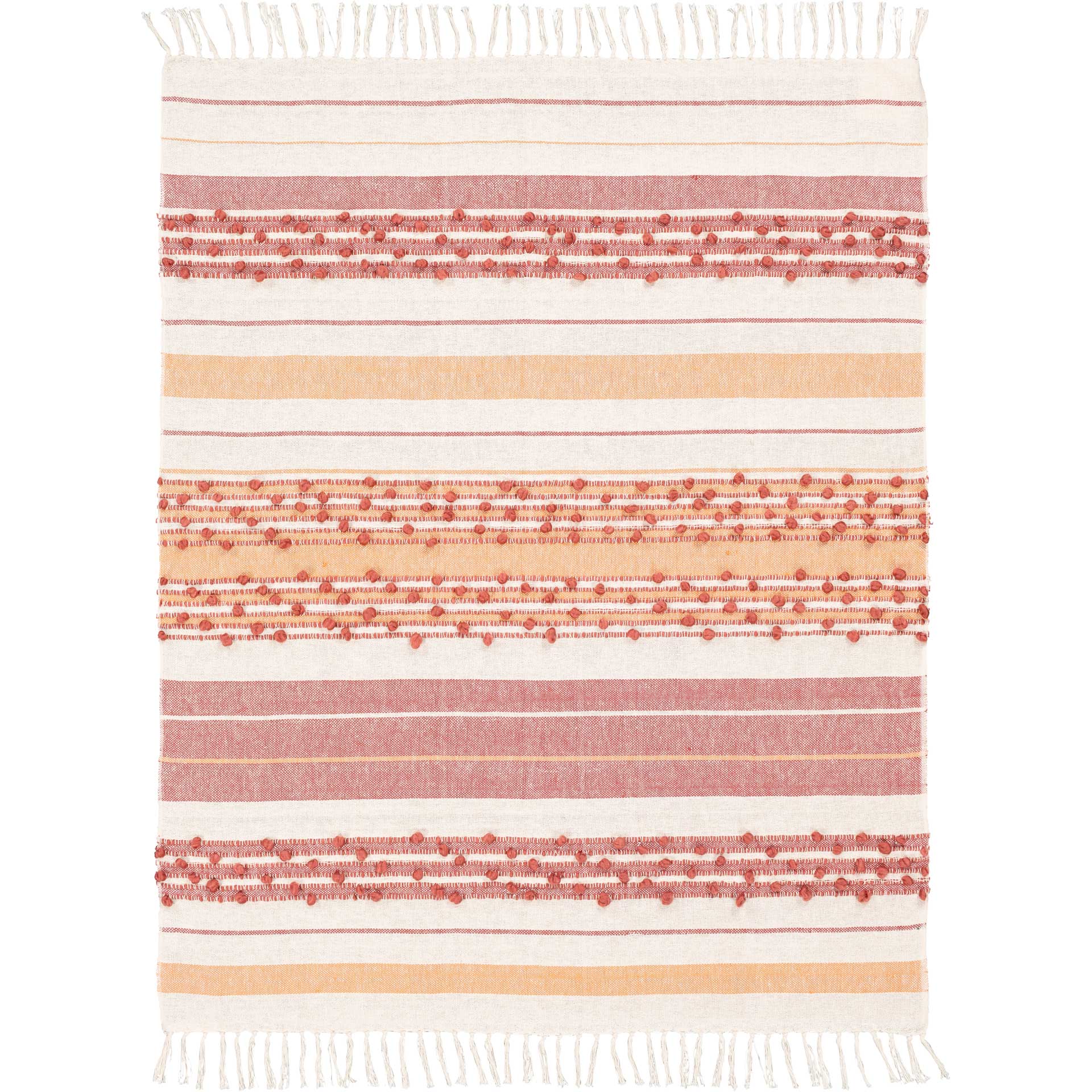 Yemariam Throw Rose/Peach/Cream - Froy.com