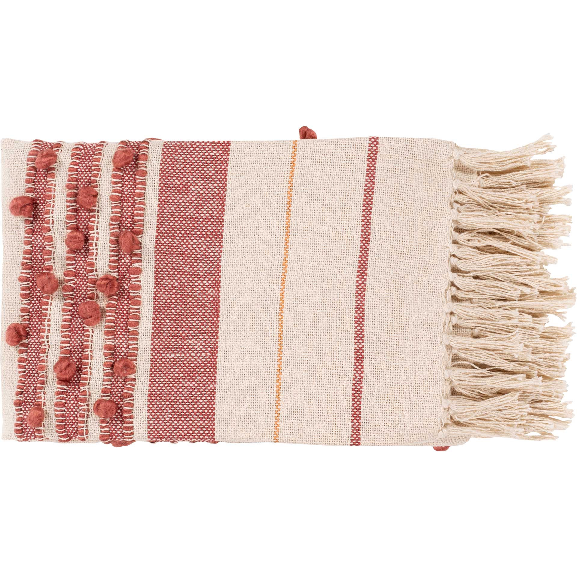 Yemariam Throw Rose/Peach/Cream - Froy.com