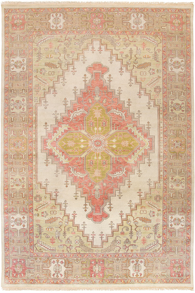 Zeus Rust/Taupe Area Rug - Froy.com